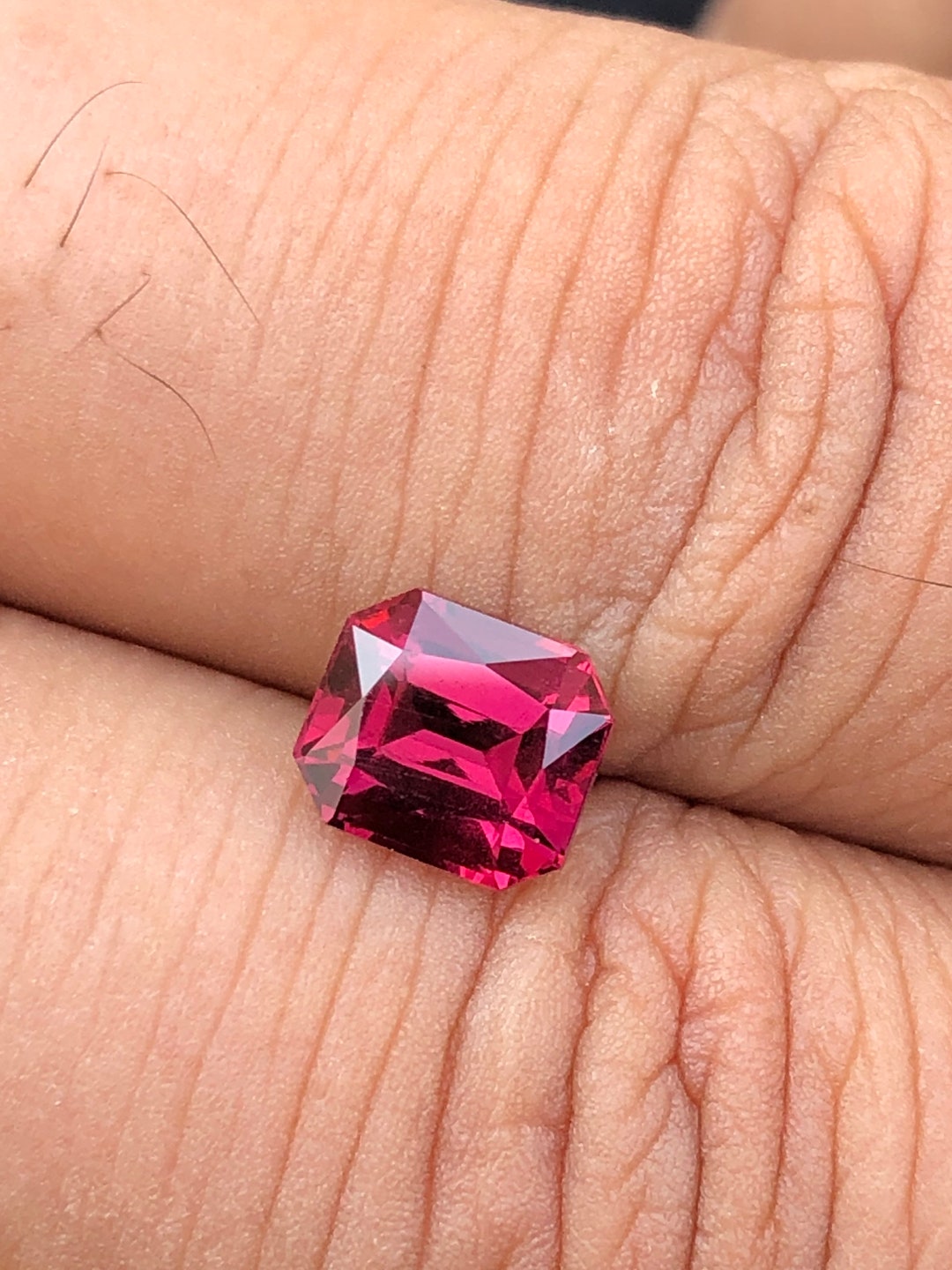 2 Carats Gorgeous Custom Fancy Cut Garnet From Malawi. Measurement: 7 ...