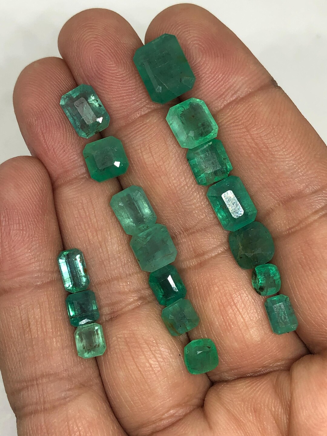 27.50 Carat Stunning Loose Emerald Lot From Chitral Pakistan, May ...