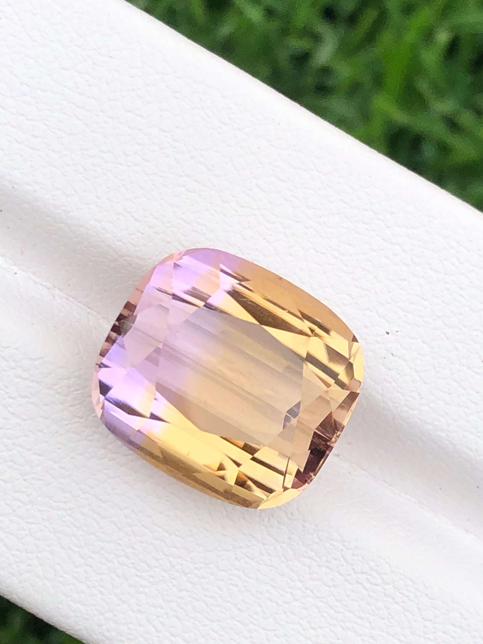 11.20 Carats Beautiful Cushion Cut Bolivian Ametrine, Size 14x12.7x8.9 ...