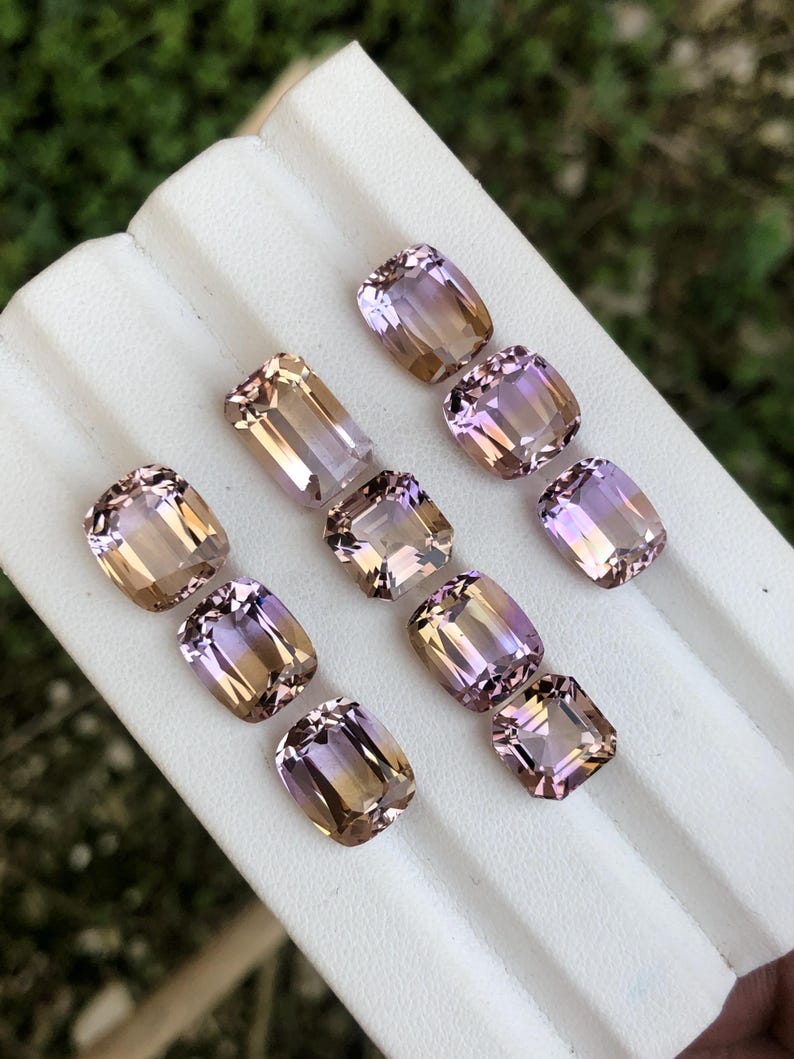 56.25 Carat Custom Cut Ametrine Parcel From Bolivia for Collection - Etsy