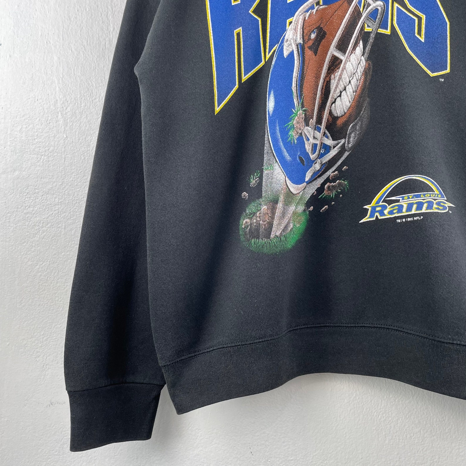 Vintage 90s St.louis Rams NFL Football Crewneck Sweatshirt - Etsy