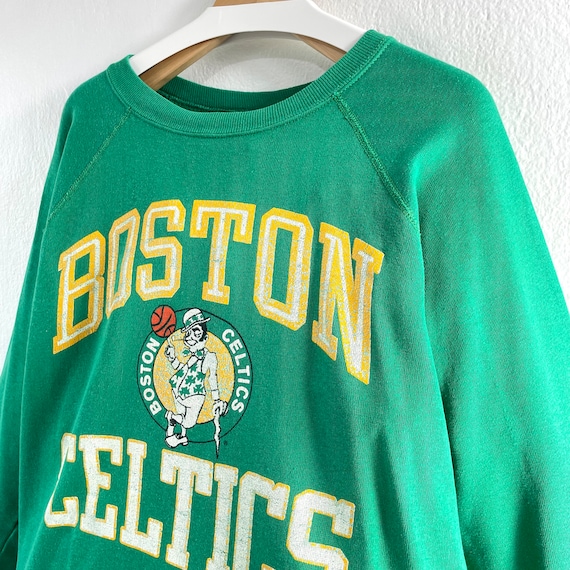 Vintage 90s Boston Celtics NBA Basketball Crewneck Sw… - Gem