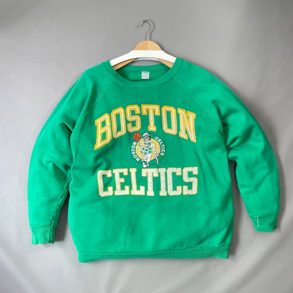 Vintage 90s Boston Celtics NBA Basketball Crewneck Sw… - Gem