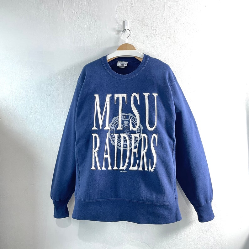 Vintage 90s MTSU Raiders Crewneck Sweatshirt Team Sportswear - Etsy