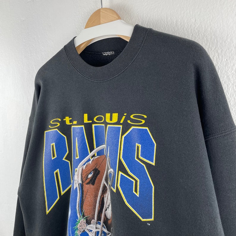 Vintage 90s St.louis Rams NFL Football Crewneck Sweatshirt - Etsy