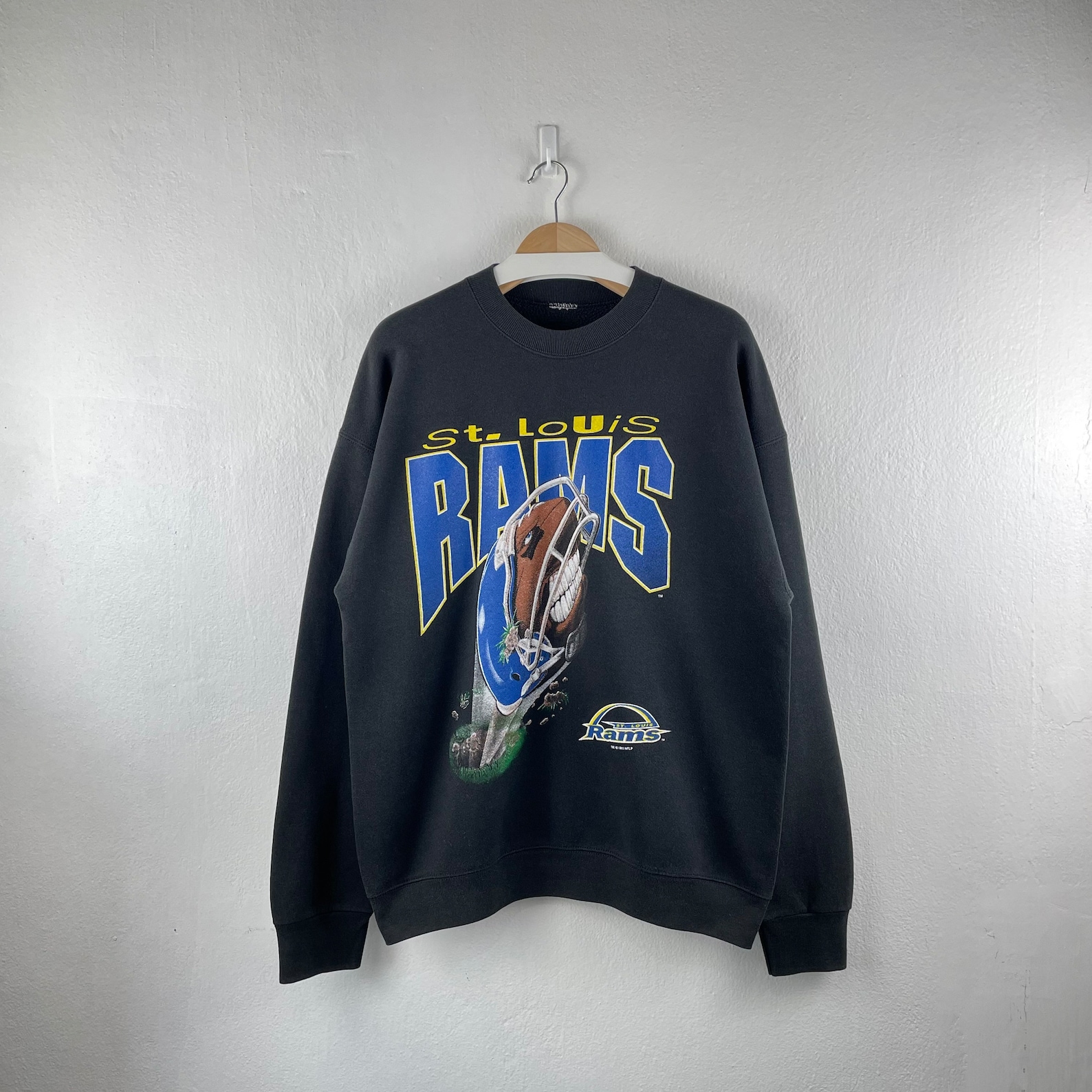 Vintage 90s St.louis Rams NFL Football Crewneck Sweatshirt - Etsy