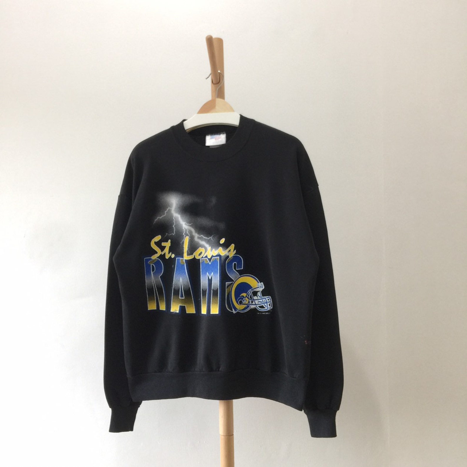 Vintage 1995 St.Louise Rams NFL Football Crewneck Sweatshirt | Etsy