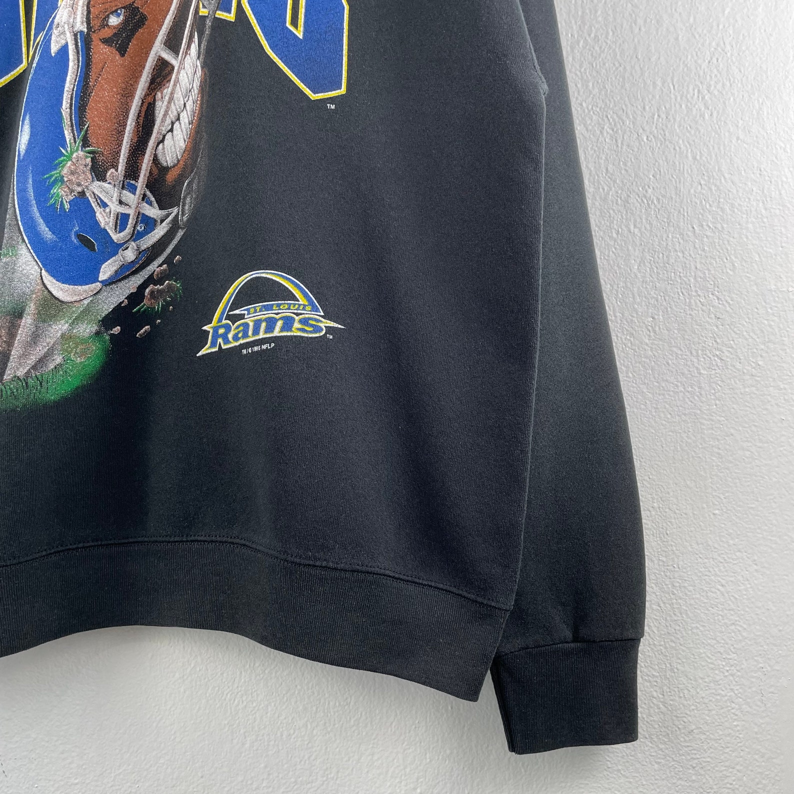 Vintage 90s St.louis Rams NFL Football Crewneck Sweatshirt - Etsy