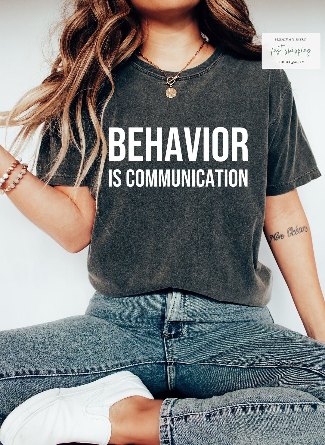 Behavior is Communication T-shirt Psychology Tee Mental Health Shirt ...