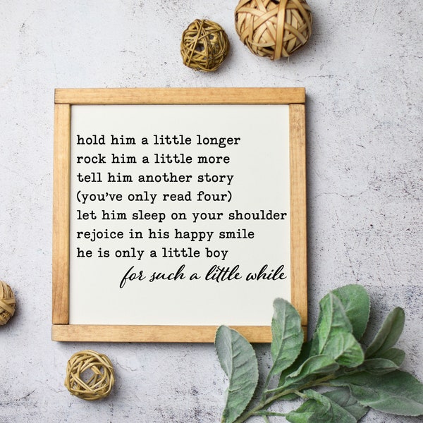 Little Boy Sign - Etsy