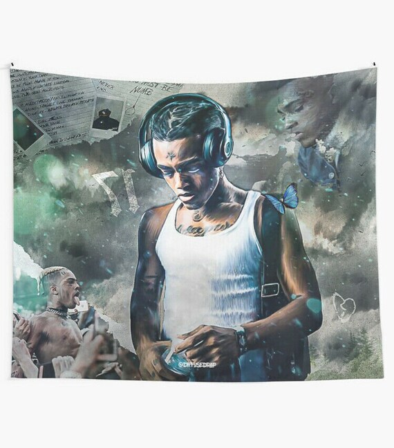 XXXTENTACION Collage Wall Tapestry Xxxtentacion Wall | Etsy