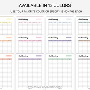 Small Business Asset Inventory Tracker Printable, Asset Inventory Log ...