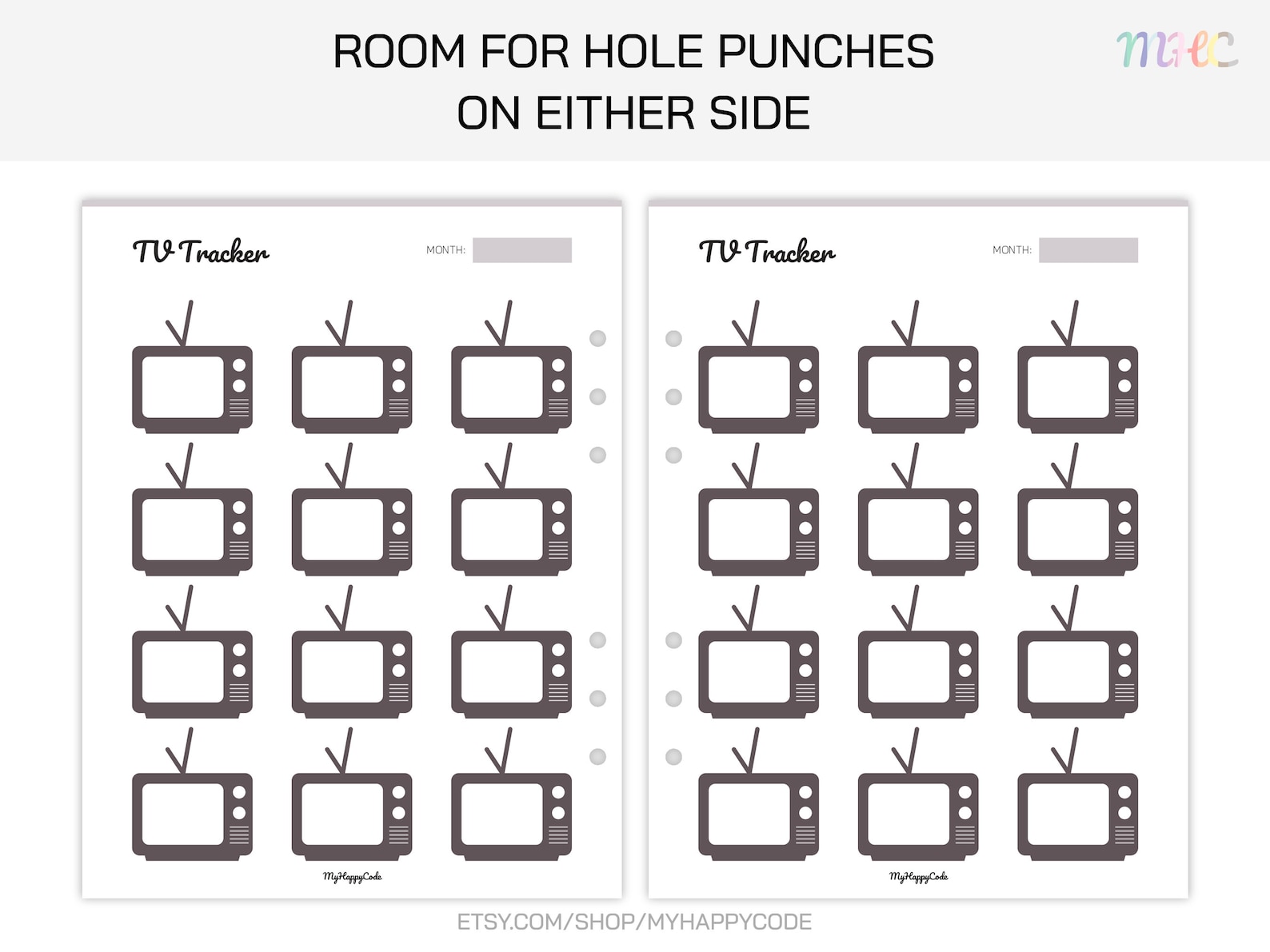 TV Tracker Printable TV Series Tracker Printable TV Show - Etsy