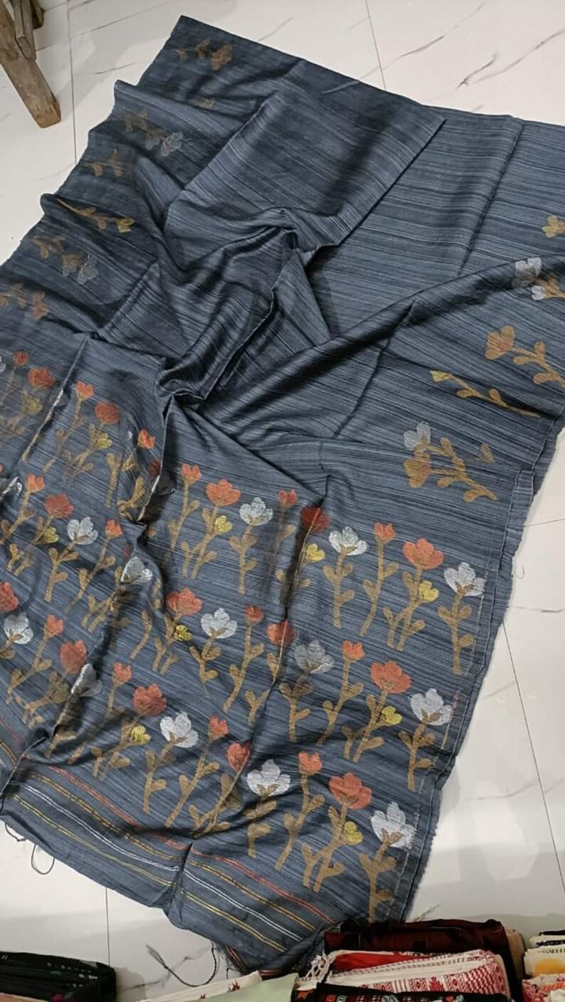 Handloom All Body Design Soft Wash Matka by Reshom Boutique Work ...