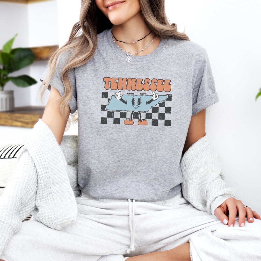 Tennessee Retro Checkered Tee - All States Available - Etsy