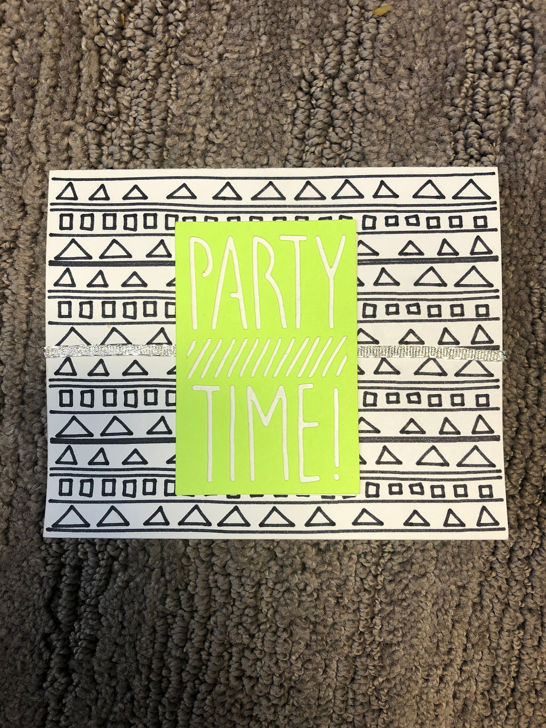 Set of 5 Party Time Cards - Etsy