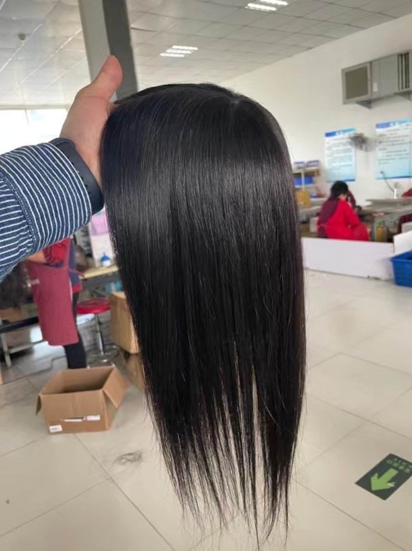 Invisible Silk Base Human Hair Topper Hair Piece Hand Tied Topper for ...