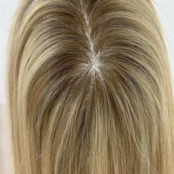 Human Remy Hair Topper Blonde - Etsy