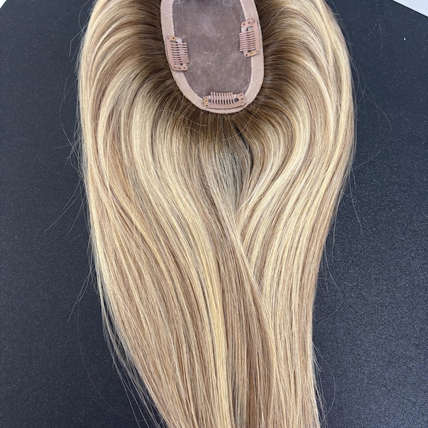 Blonde Rooted Hair Topper - Etsy