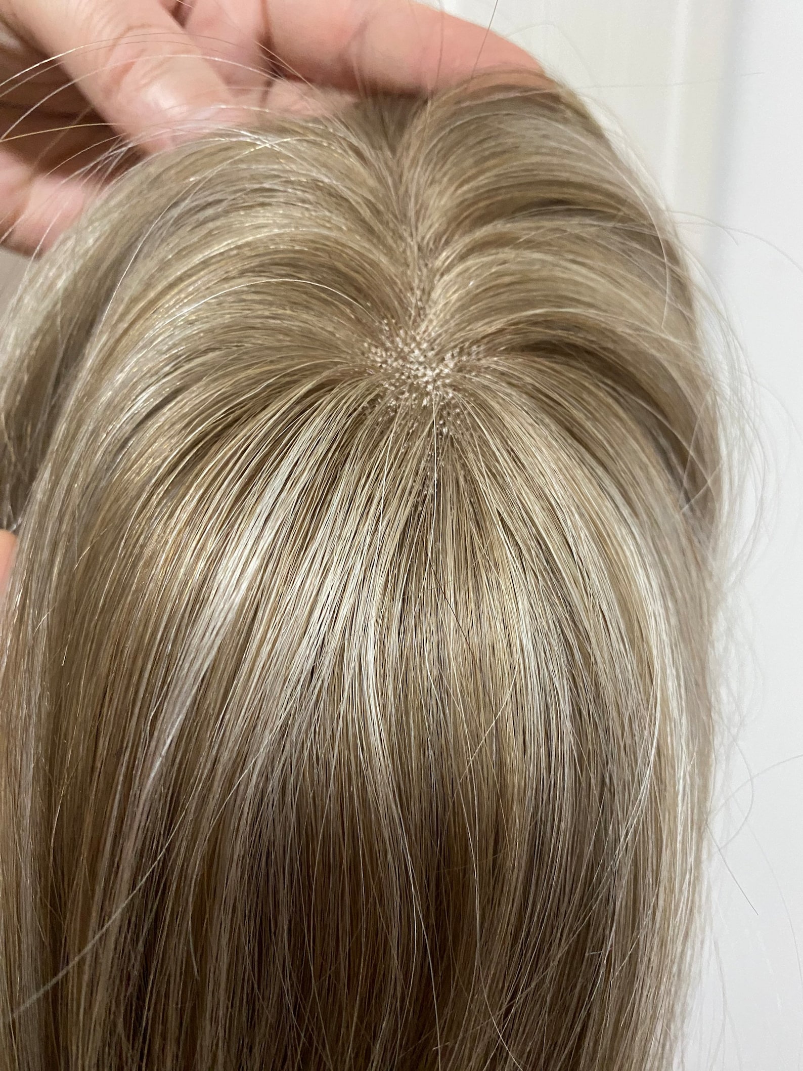 3X5 Fine Mono Top Human Hair Topper, 100% European Hair Topper, High ...