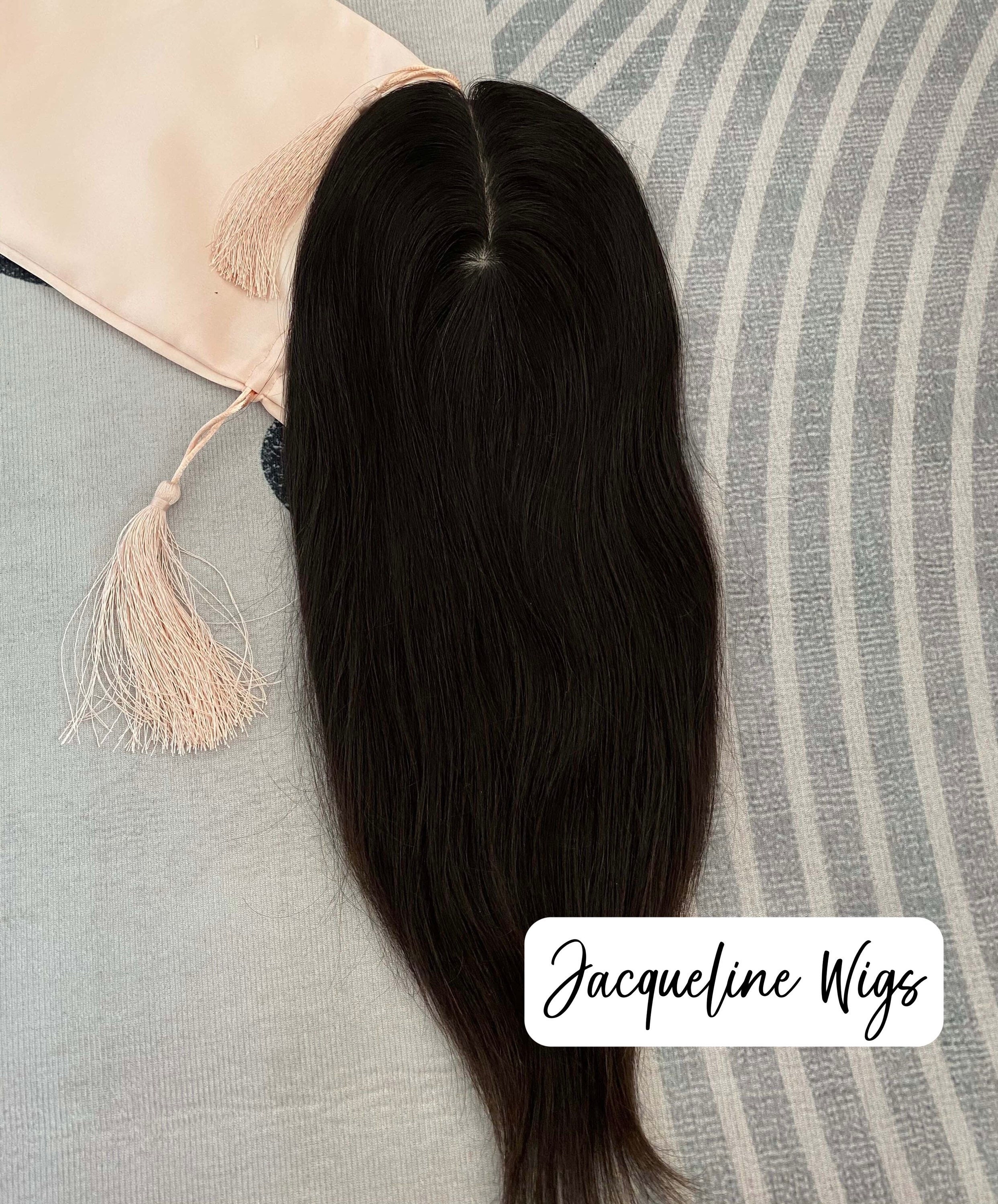 Silk Base Thin Skin Topper 16’’ Mini Size 7.5x12.5cm Virgin Human Hair ...
