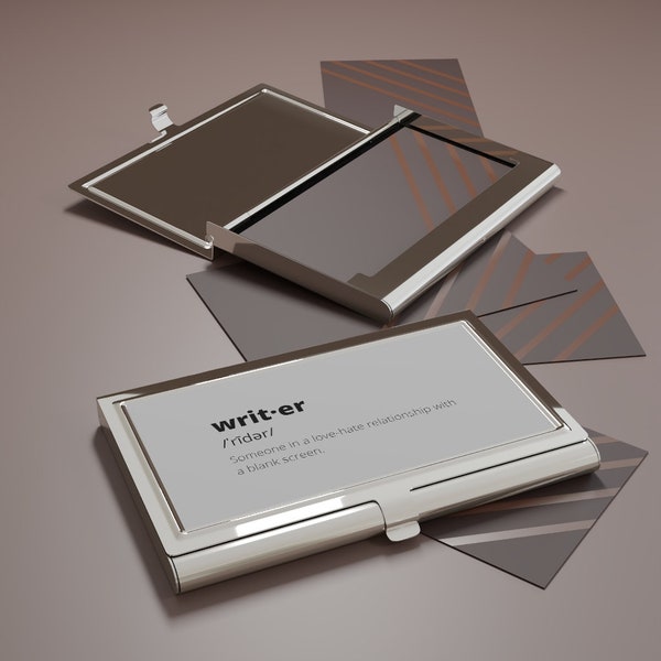 Writer Business Card - Etsy