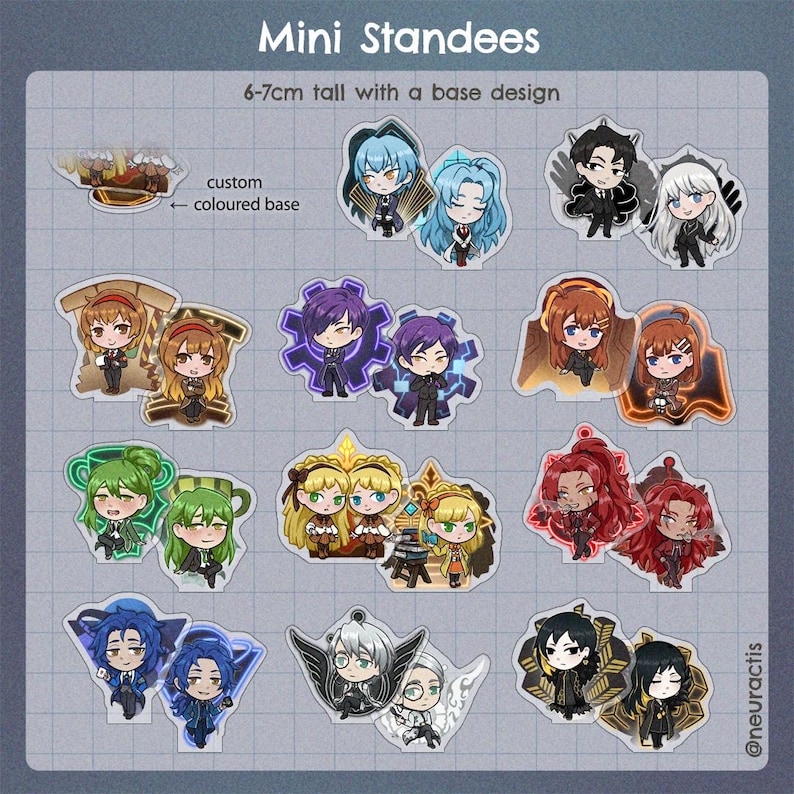 Library of Ruina / Lobotomy Corporation Mini Standees - Etsy