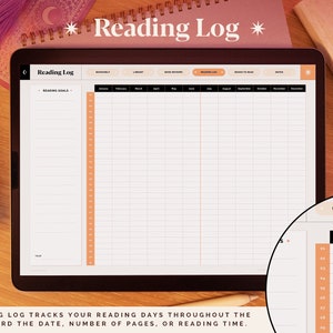 Digital Reading Journal: Goodnotes Planner, Book Tracker & Stickers ...