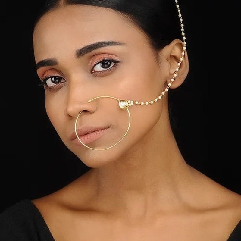 Indian Nose Ring - Etsy