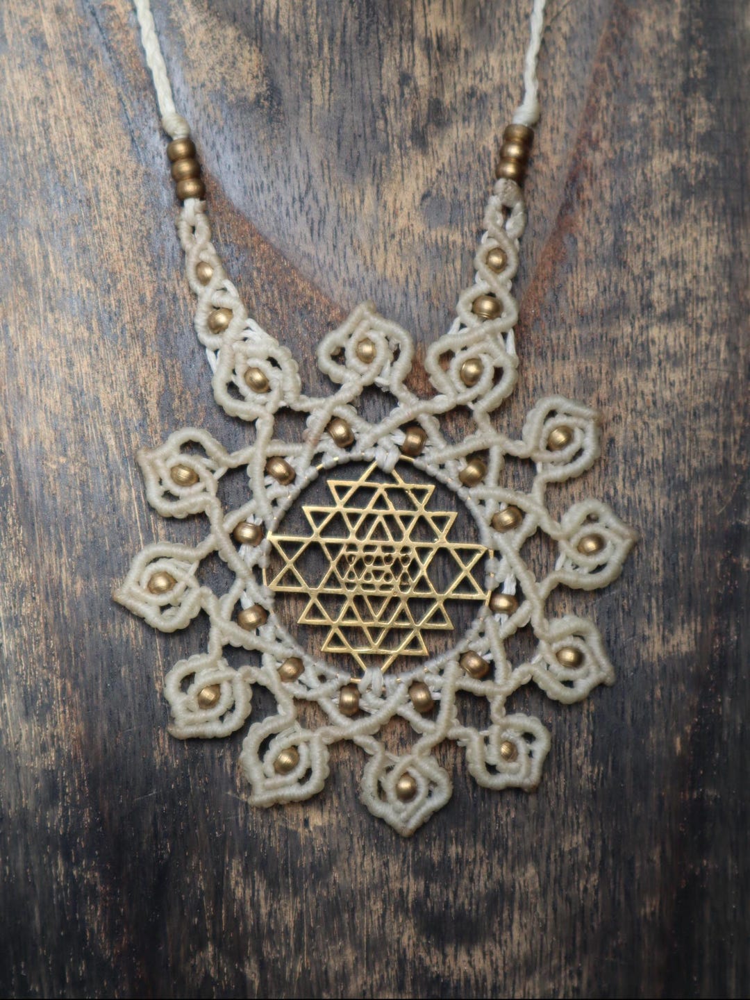 Shri Yantra Mandala Pendant, Sacred Geometry, Devi, Goddess, Yantra ...