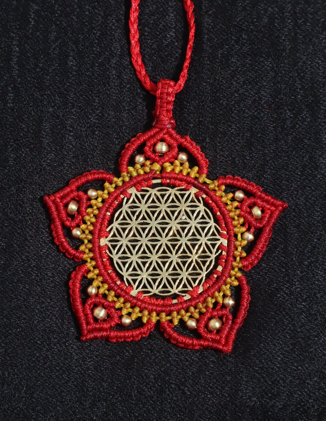 Mandala, Flower of Life, Flower of Life, Meditation, Gift, Macrame ...