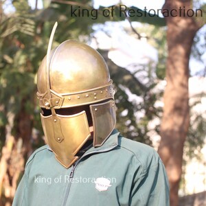 Handmade Knight Warrior Helmet, Viking Norman Unsullied Helm, Medieval ...