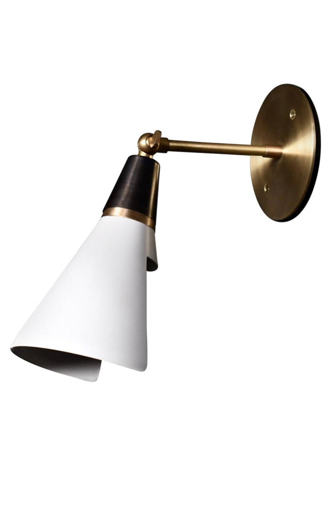 Sputnik Brass Wall Lamp Handcrafted Mid Century Wall Sconce Italian ...