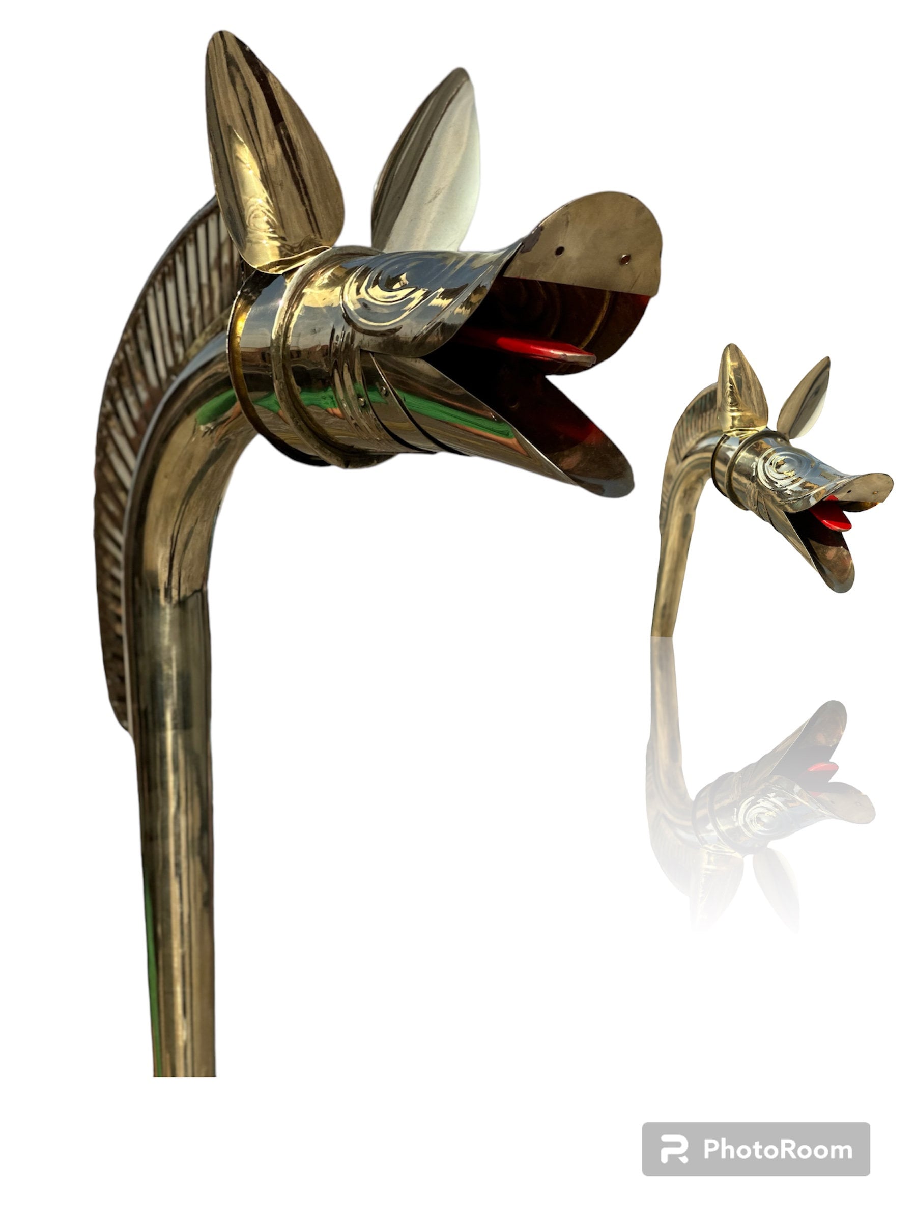 Carnyx Trumpet Handmade Brass Instrument War Trumpet Iron Age Musical ...