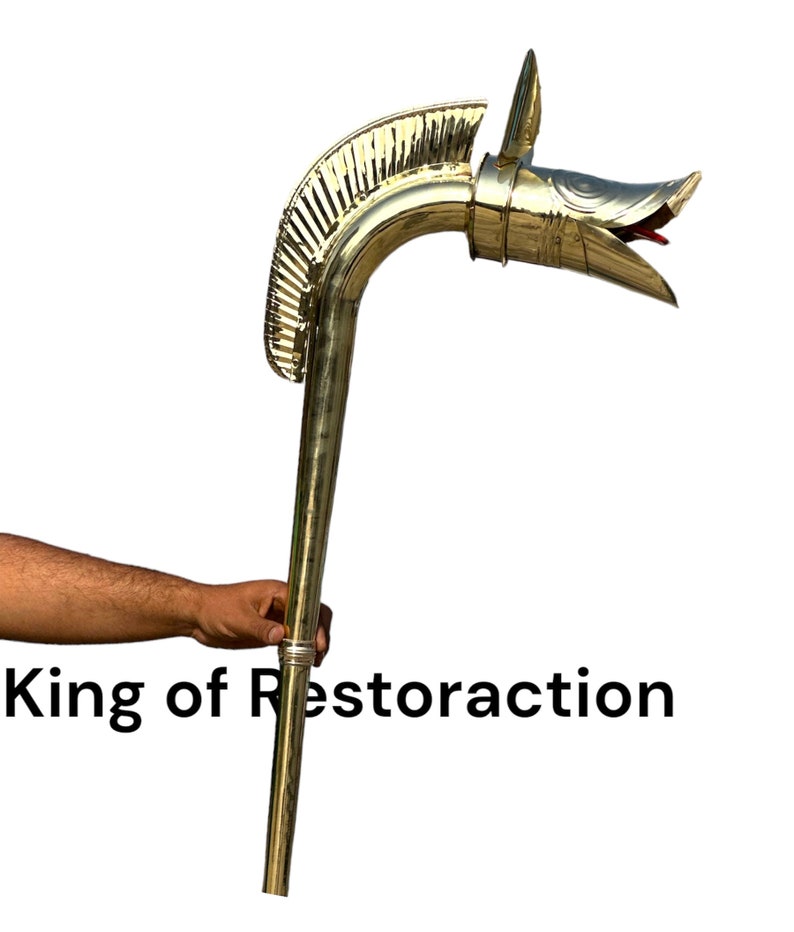 Carnyx Trumpet Handmade Brass Instrument War Trumpet Iron Age Musical ...