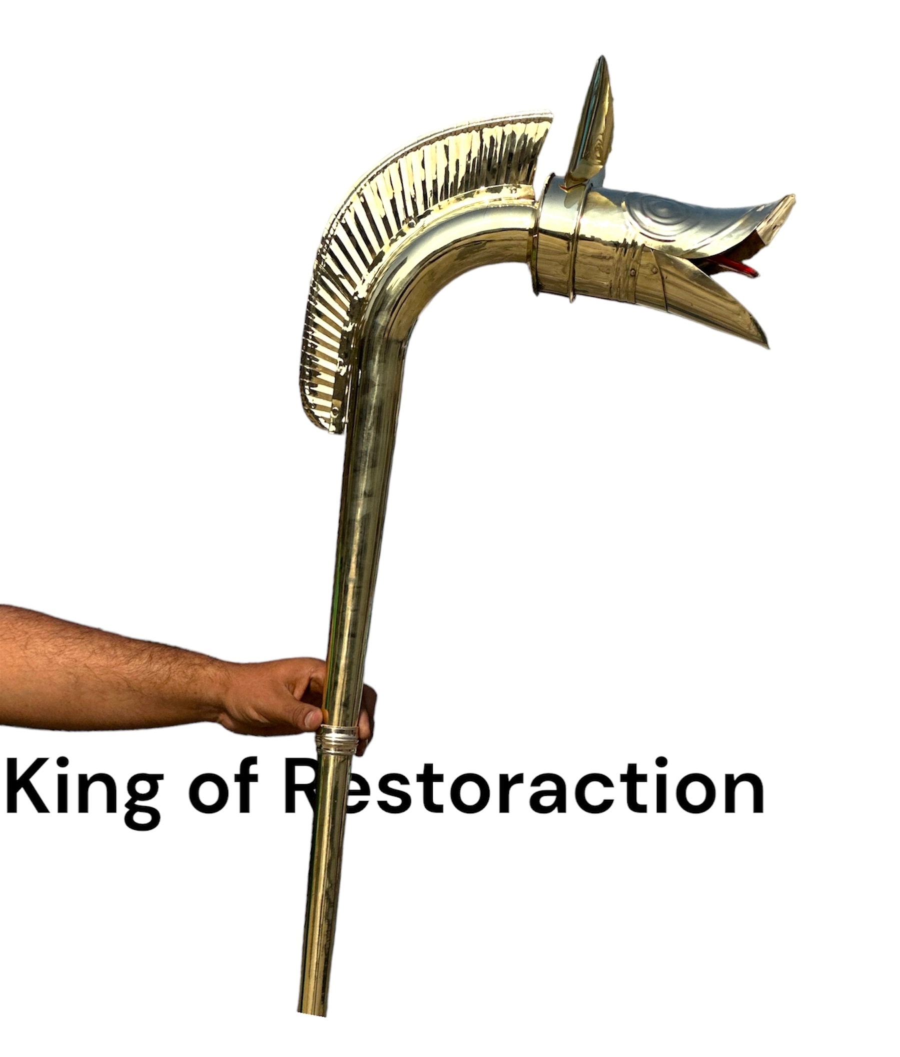 Carnyx Trumpet Handmade Brass Instrument War Trumpet Iron Age Musical ...