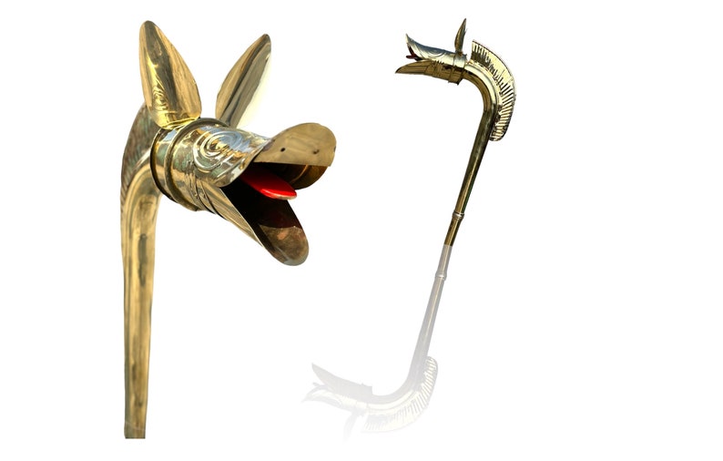 Carnyx Trumpet Handmade Brass Instrument War Trumpet Iron Age Musical ...