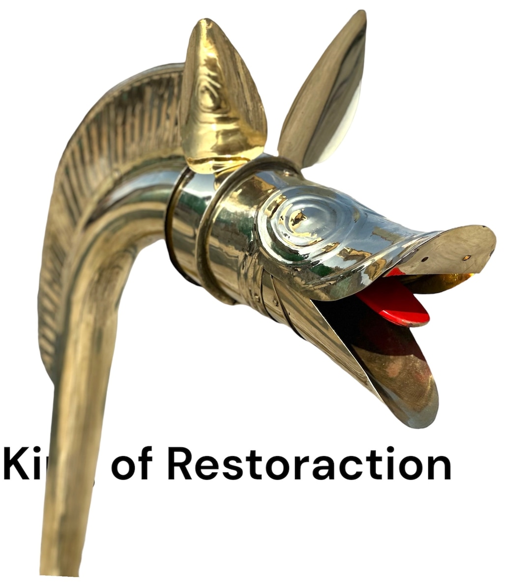 Carnyx Trumpet Handmade Brass Instrument War Trumpet Iron Age Musical ...