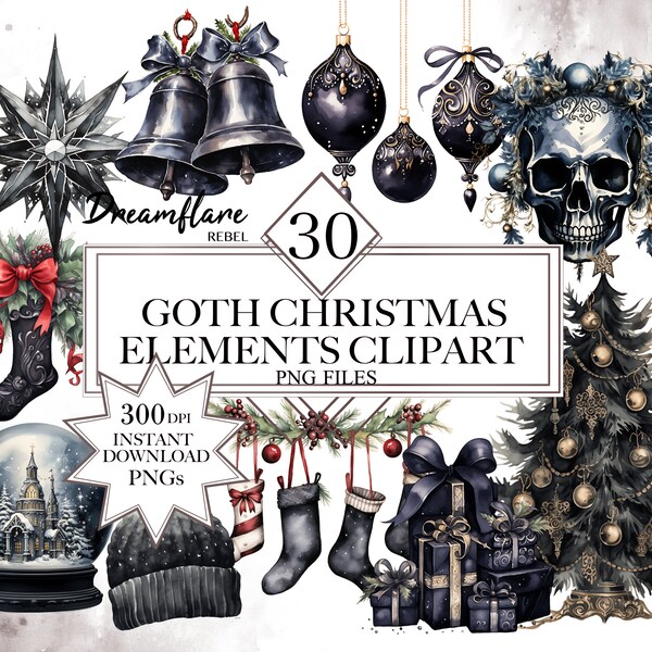 Goth Christmas - Etsy