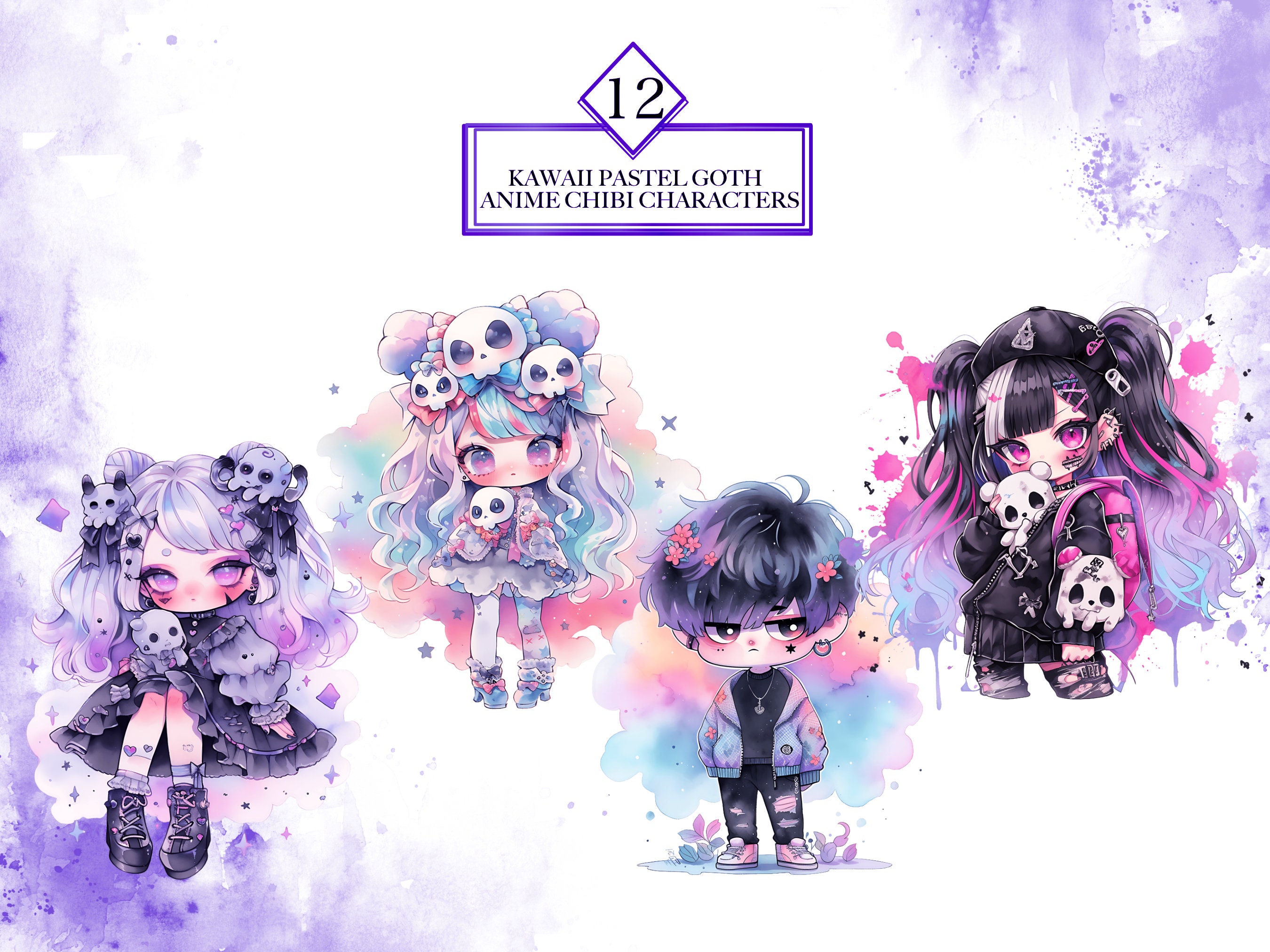 Goth Pastello Chibi