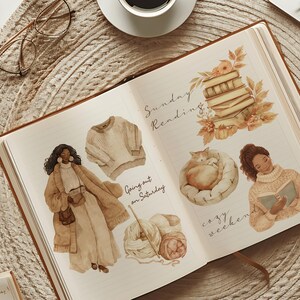 Watercolor Boho Autumn Clipart Bundle, Boho Fall PNG, Autumn PNG, Cozy ...