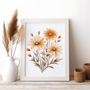 Watercolor Boho Flowers Clipart Bundle, Flower Bouquet Clipart, Floral ...