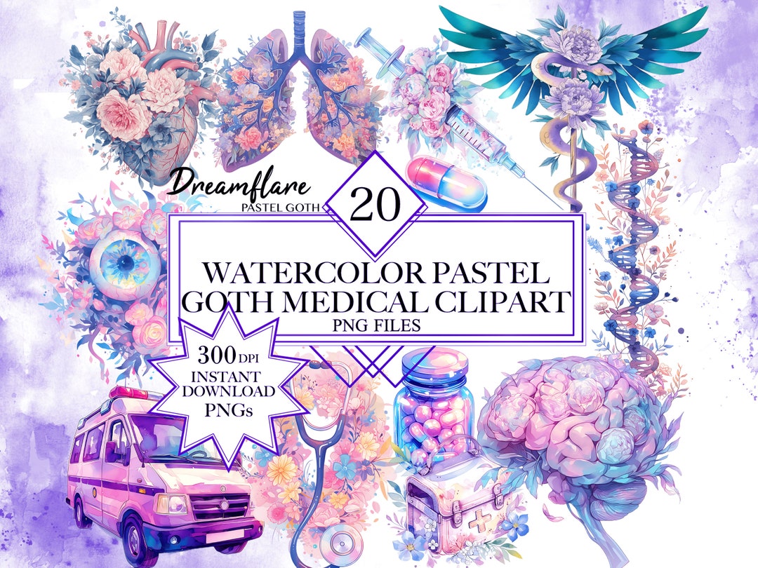 Healthcare Medical Clipart PNG, Nurse Clipart, Doctor Clipart, Floral ...