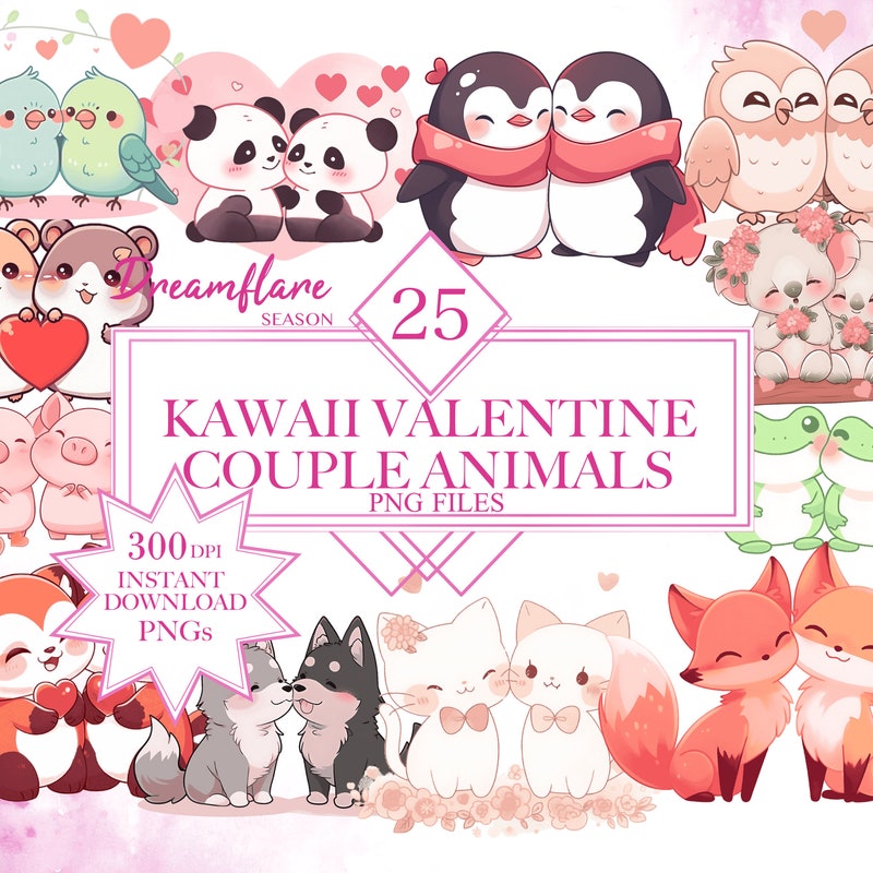 Kawaii Valentines - Etsy