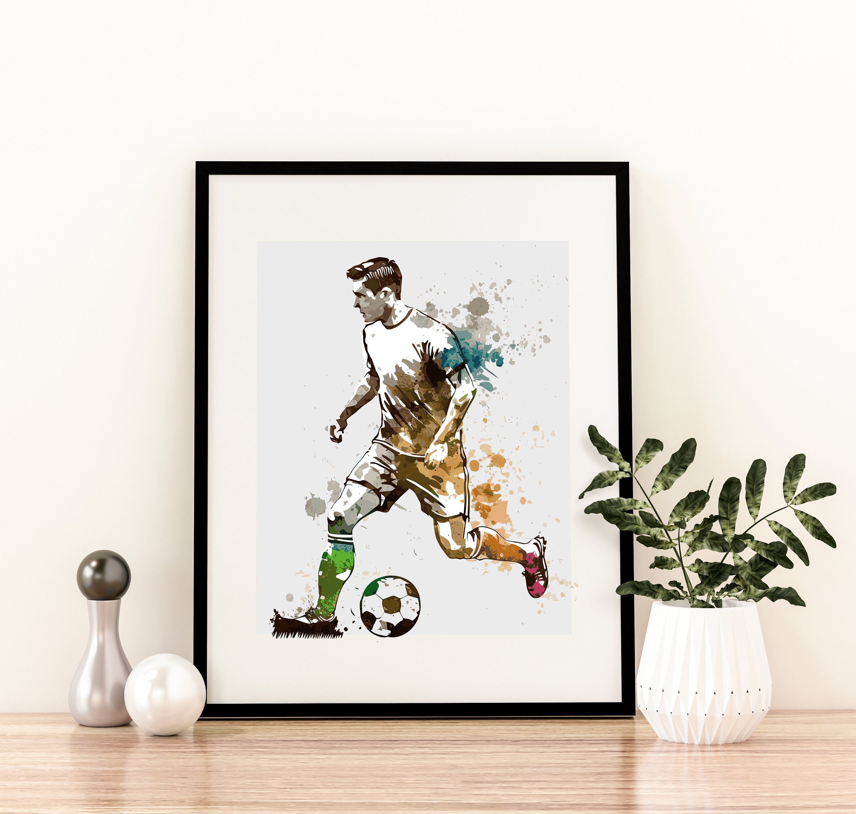 Watercolor Soccer Clipart Set Watercolor Sports Watercolor - Etsy UK
