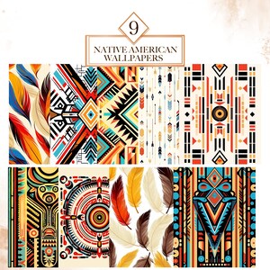 Watercolor Native American Clipart Bundle, Indigenous People Clipart ...