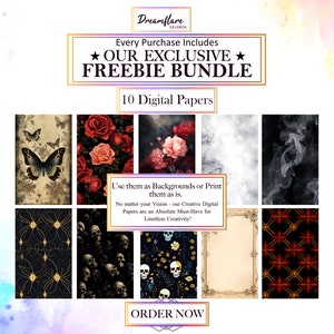 Watercolor Goth Christmas Foods PNG Bundle, Christmas Foods Clipart ...