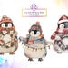 Watercolor Cute Penguins Clipart Bundle Winter Christmas Penguins in ...