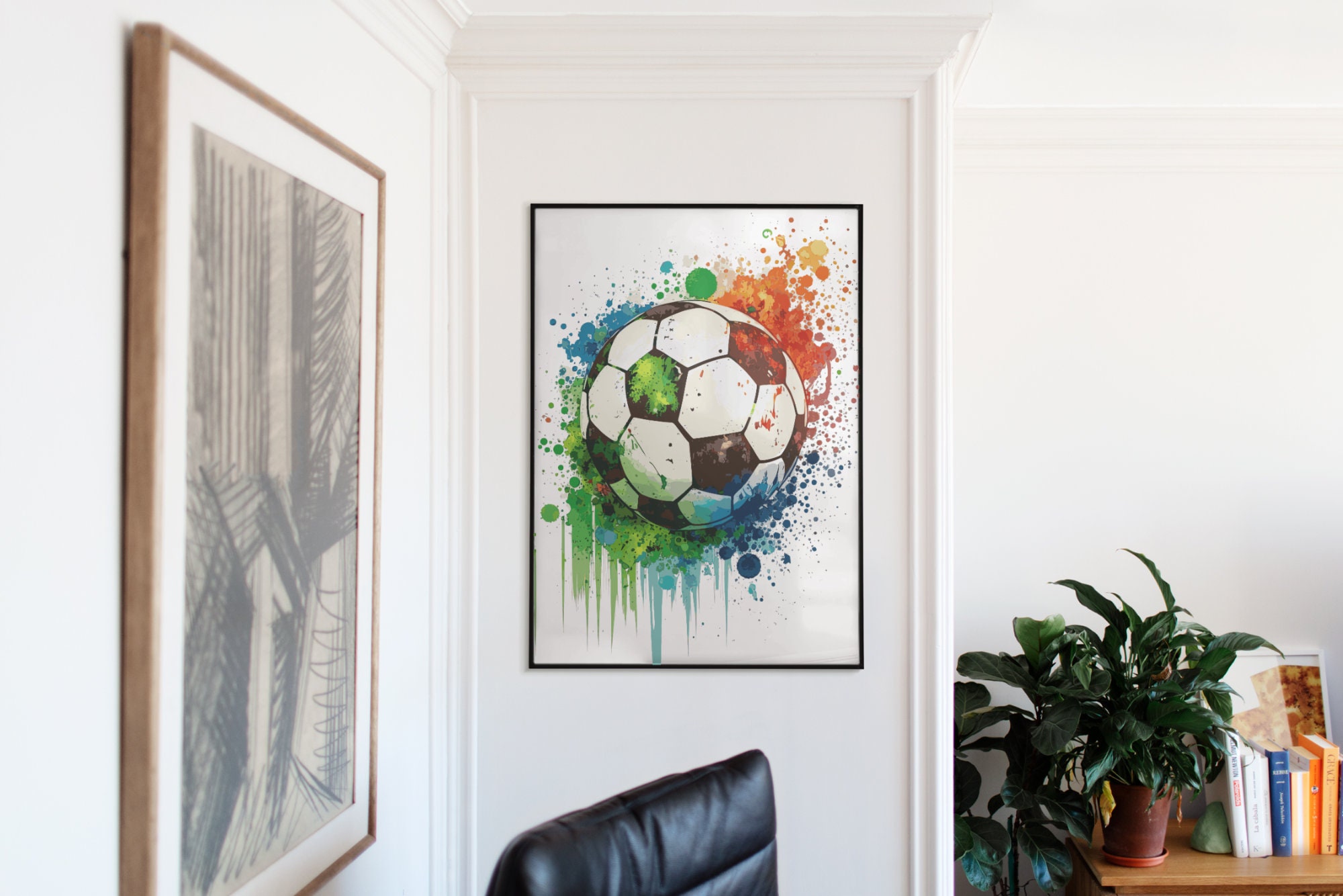 Watercolor Soccer Clipart Set, Watercolor Sports, Watercolor ...