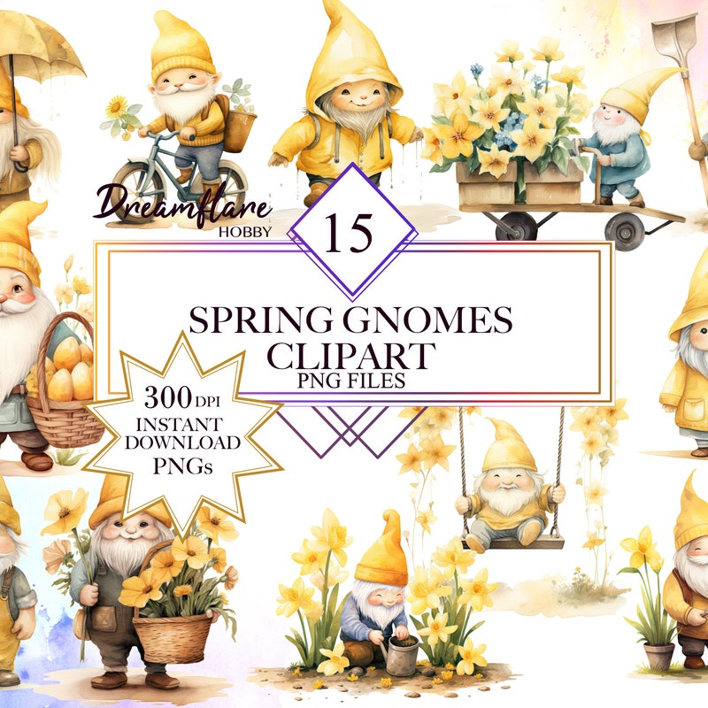 Spring Gnomes - Etsy